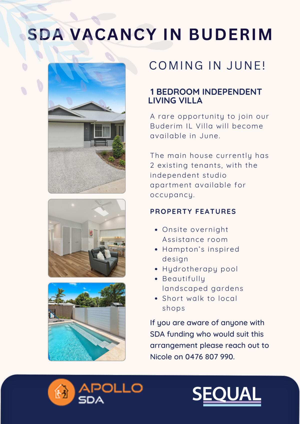 SDA Housing Projects – SEQUAL Ltd